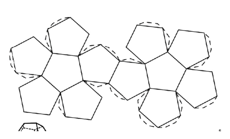 Plantilla Dodecaedro | PDF