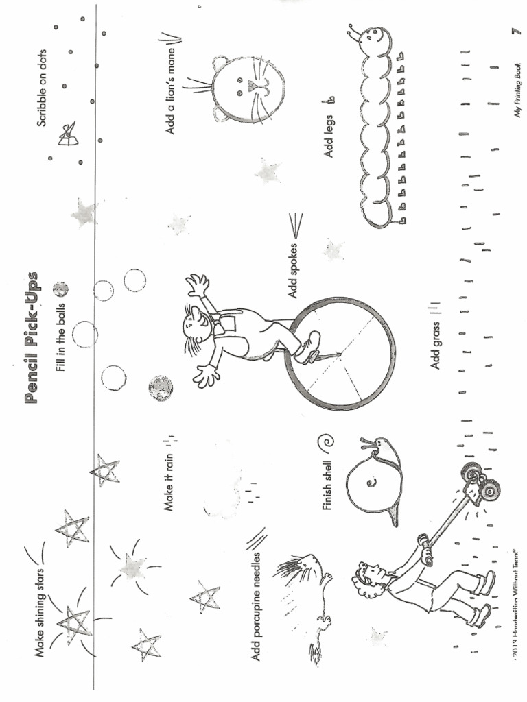 Pencil Pick Ups Sheet | PDF