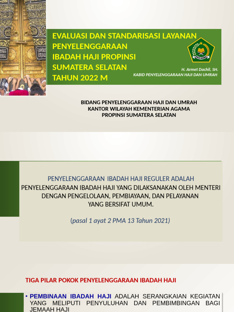 Materi Kabid - Evaluasi Pih | PDF