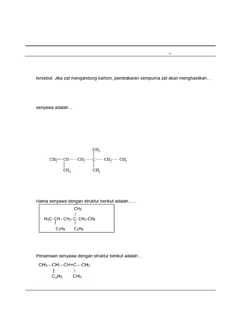 Latihan Soal Asts Kimia Xi | PDF