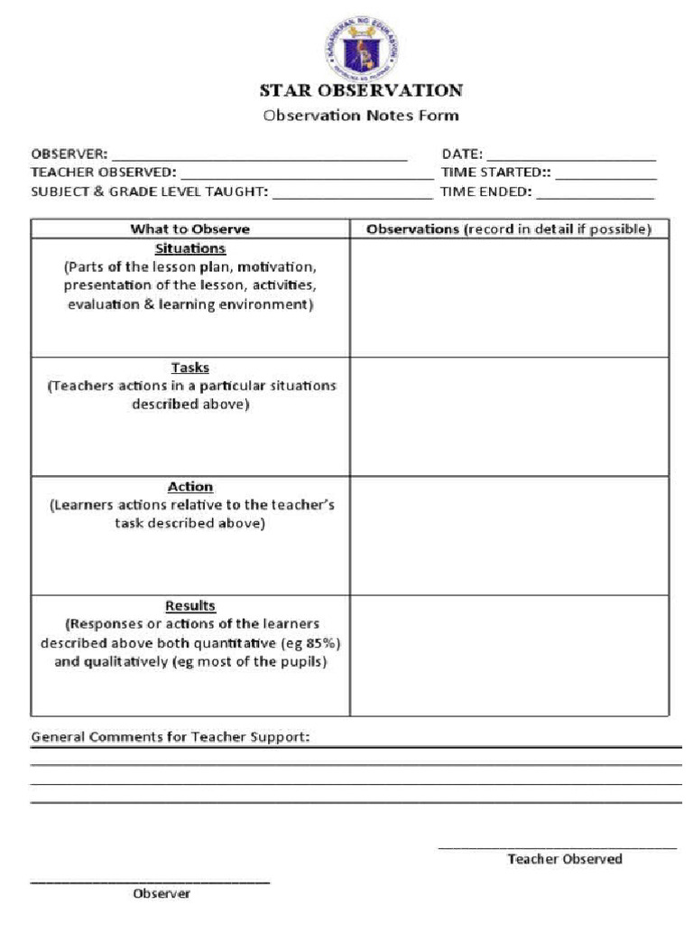 STAR-OBSERVATION | PDF