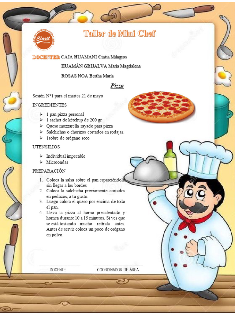 Taller de Mini Chef | PDF