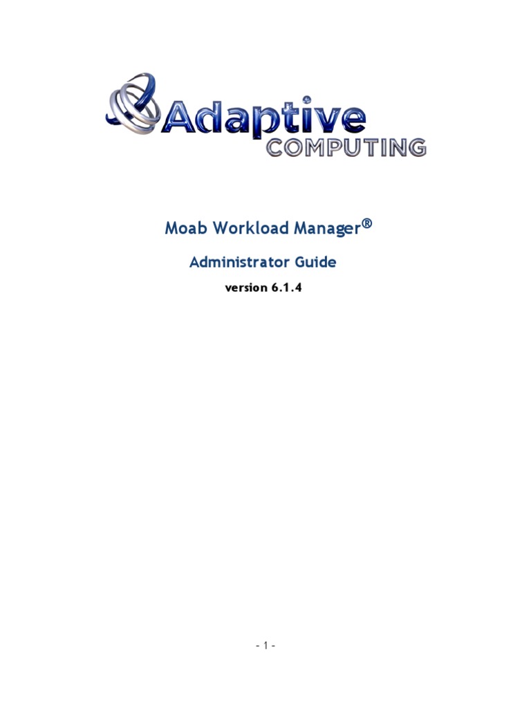 MWM Admin Guide | PDF | Computer Cluster | Scheduling (Computing)