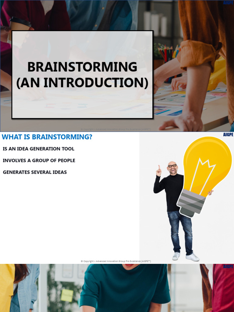 S01 C02 What Is Brainstorming | PDF