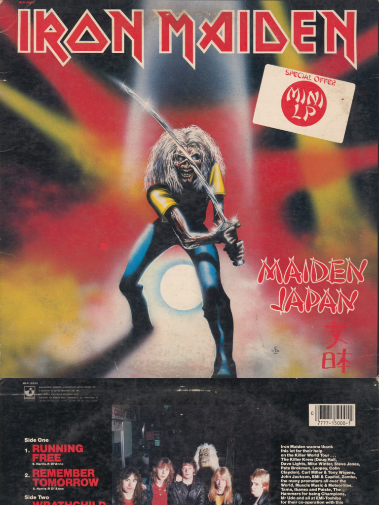 LP Maiden-Japan Iron-Maiden | PDF | Sound Recording | British Rock Music