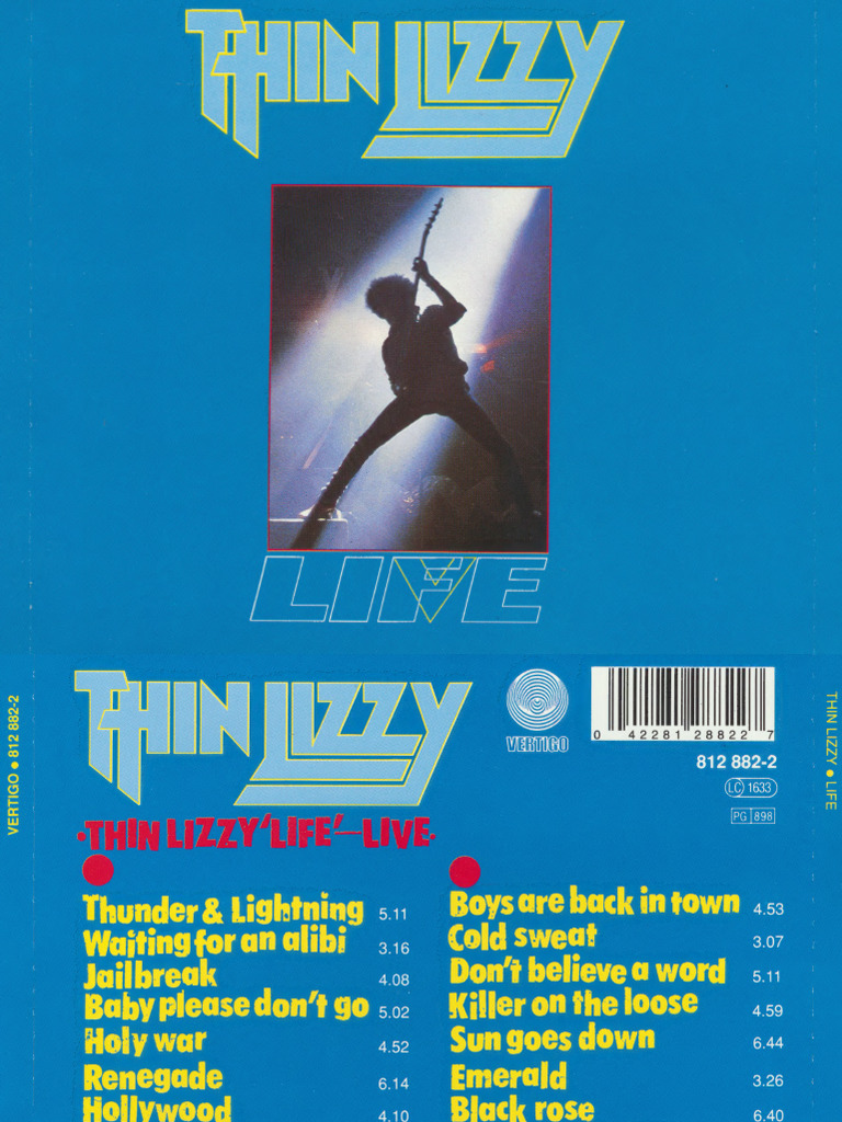 CD Life Live Thin Lizzy Gary Moore Phil Lynott | PDF
