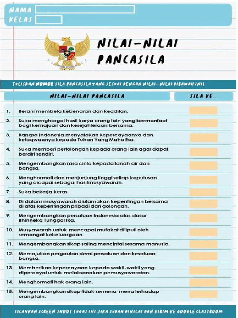 LKPD PKN Kelas 5 | PDF