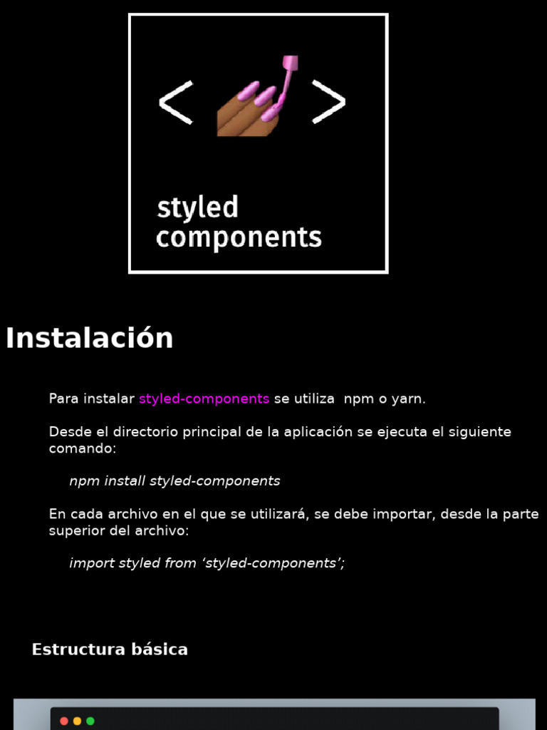 Styled Components | PDF
