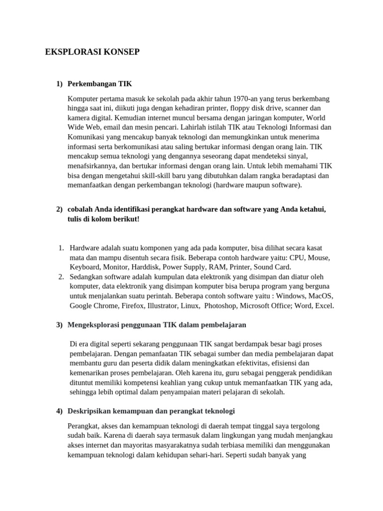 Eksplorasi Konsep | PDF