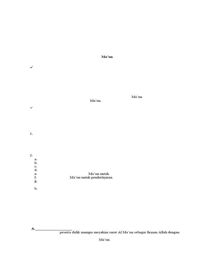 Modul-ajar-PjBL-Q-S-Al-Ma-un PPL 2 - Compressed | PDF