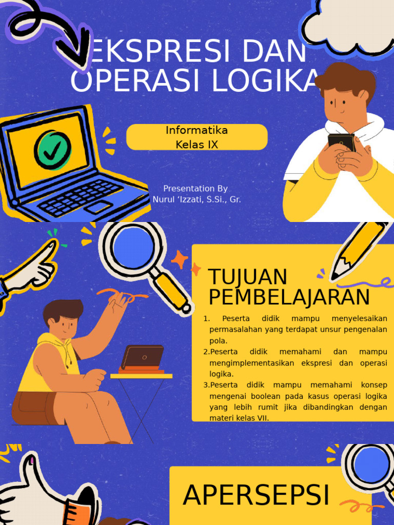 Pertemuan 2 Ekspresi Dan Operasi Logika Ppt | PDF
