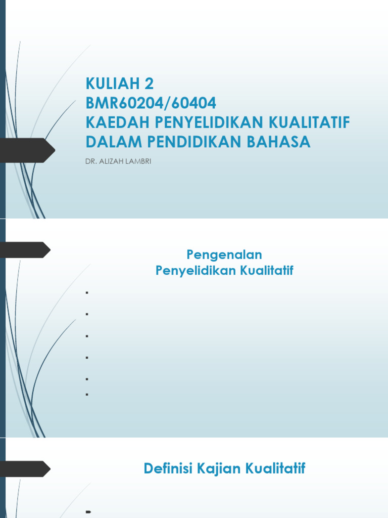 Kuliah 2 | PDF