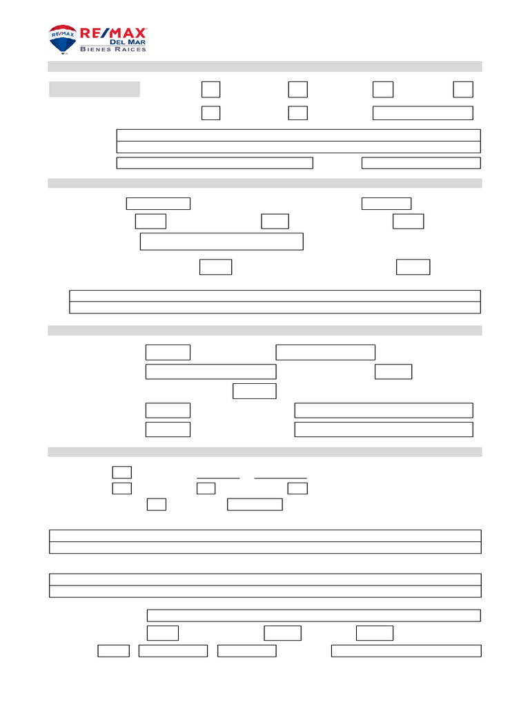FORMATO VISITA PROPIEDADES REMAX | PDF