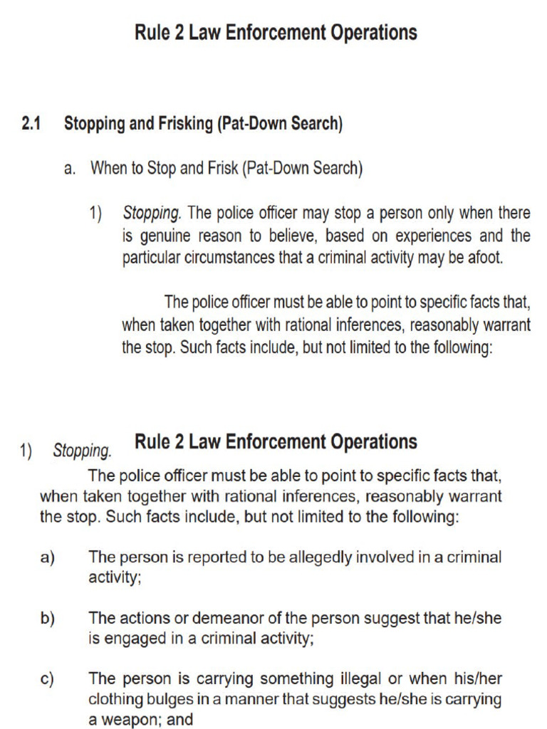 Law Enforcement Operations | PDF