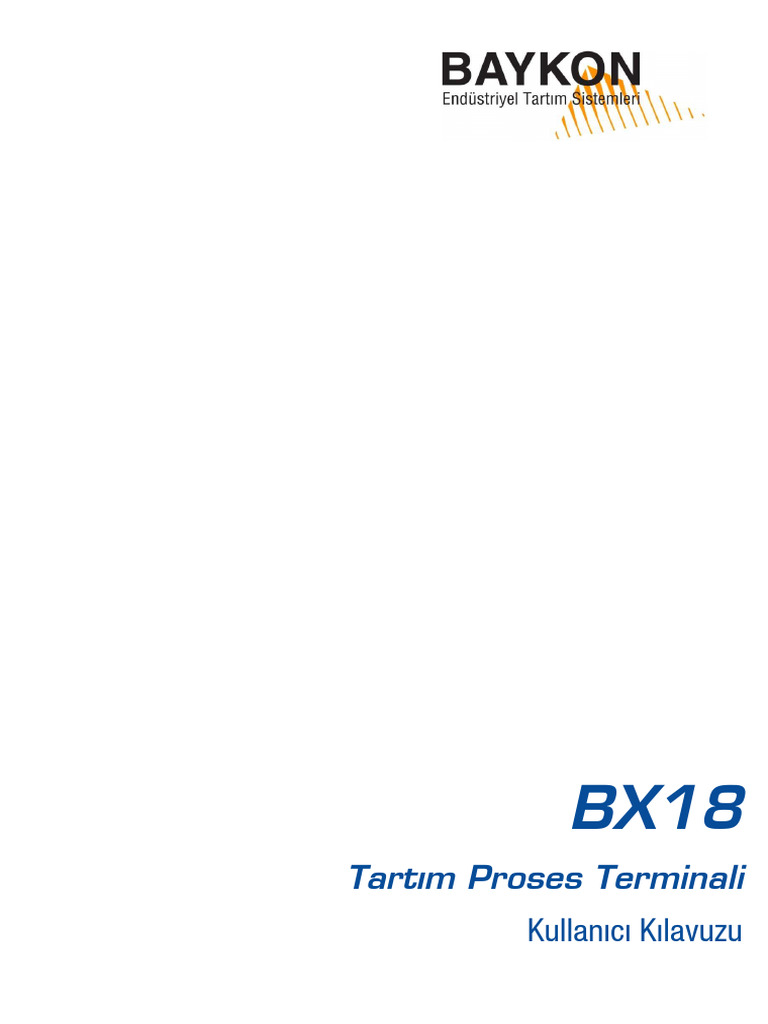 Baykon BX18 Kullanim El Kitabi | PDF