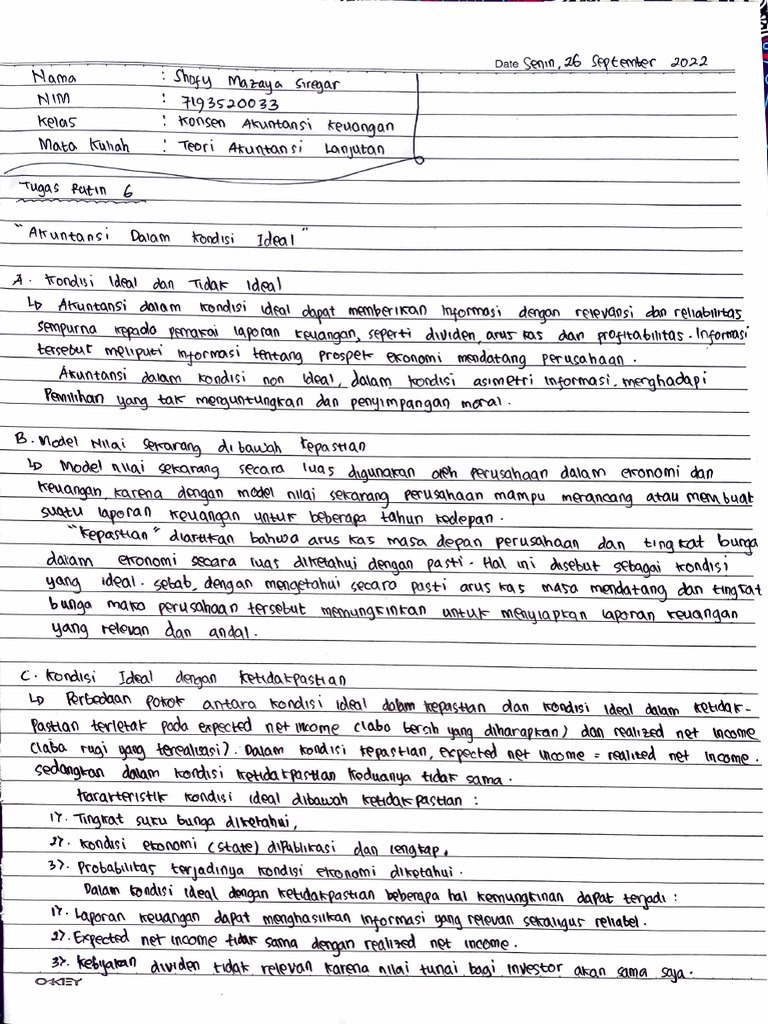 TR6 Tal Shofy Mazaya Siregar | PDF