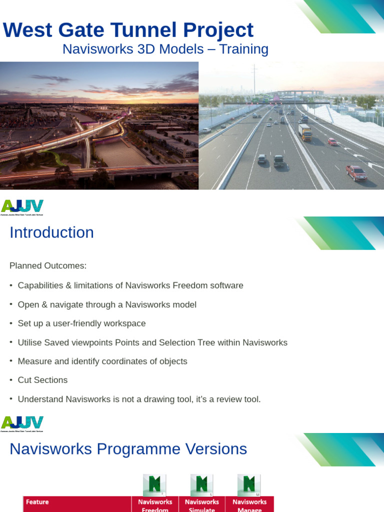 AJJV Navisworks Training | PDF