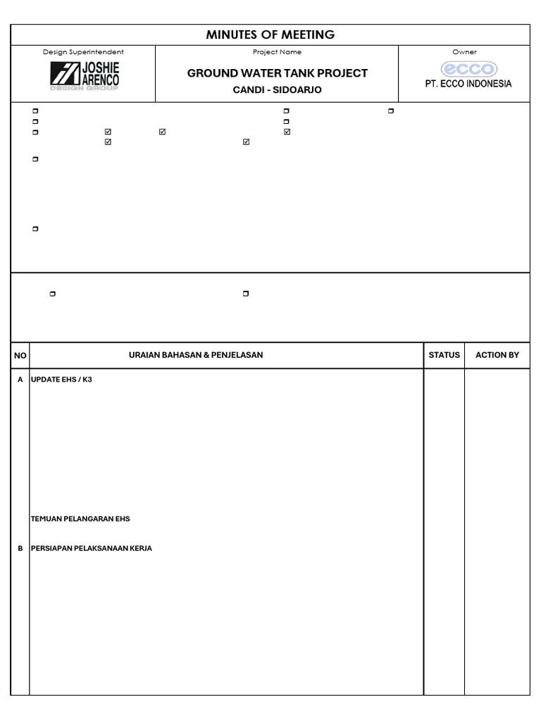 Notulen GWT ECCO | PDF