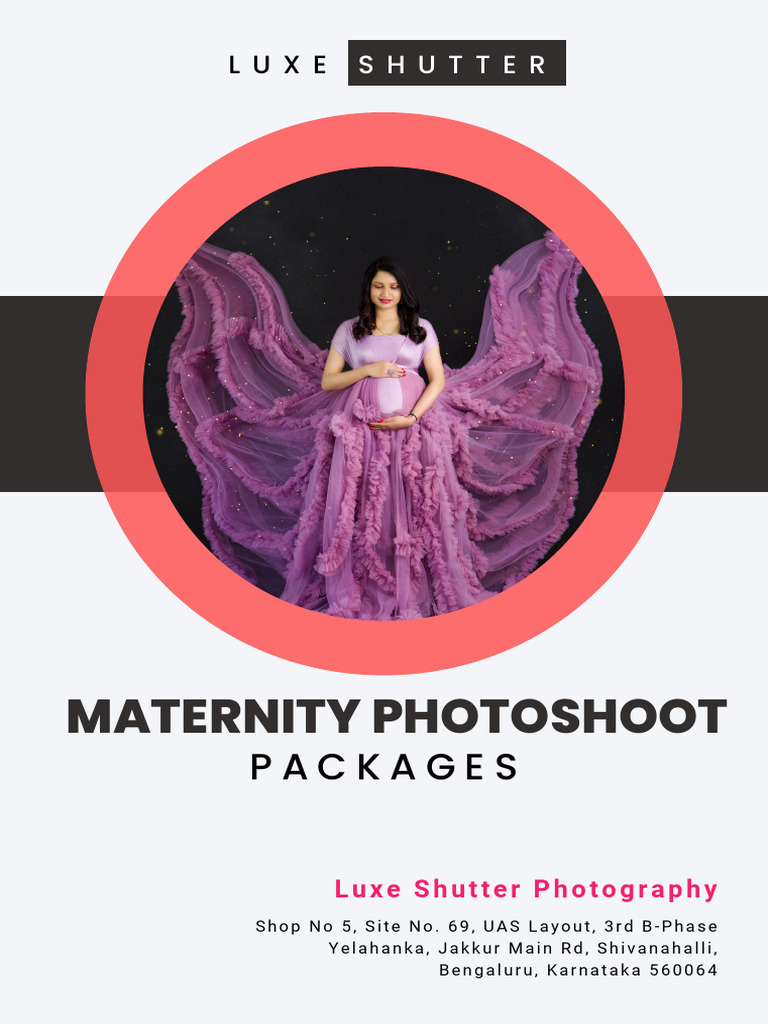 Luxe Shutter Maternity Photoshoot Packages | PDF