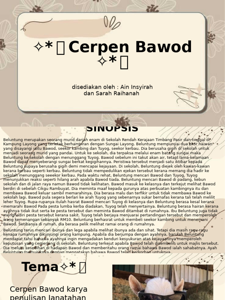 Cerpen Bawod? | PDF