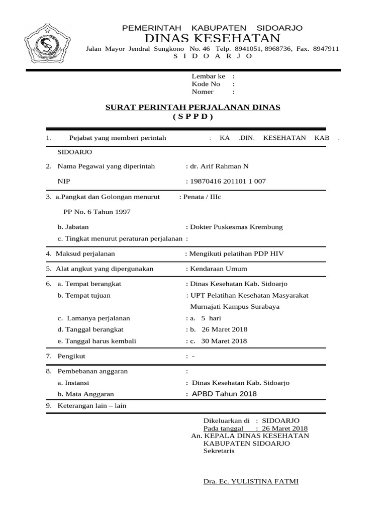 SPPD DEPAN PDP | PDF