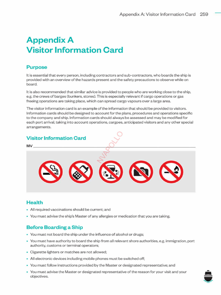 Visitor Information Card - 1 | PDF
