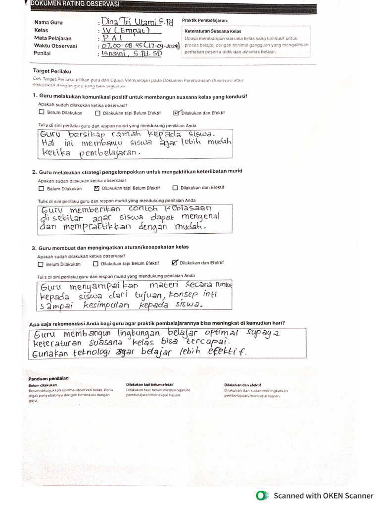 Observasi Dina Tri Utami | PDF