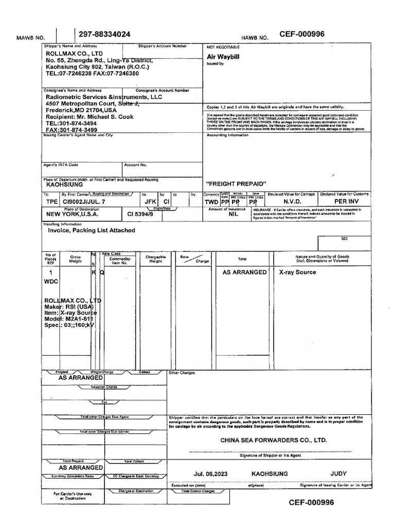 Awb 20230707 | PDF