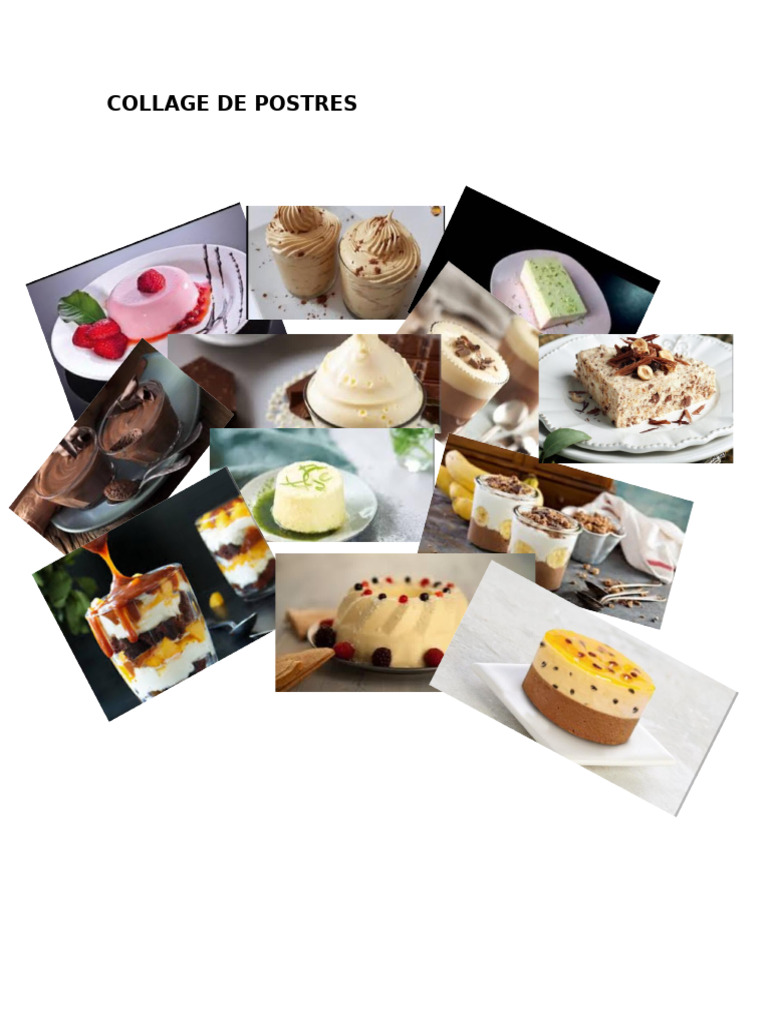 COLLAGE de Postres | PDF