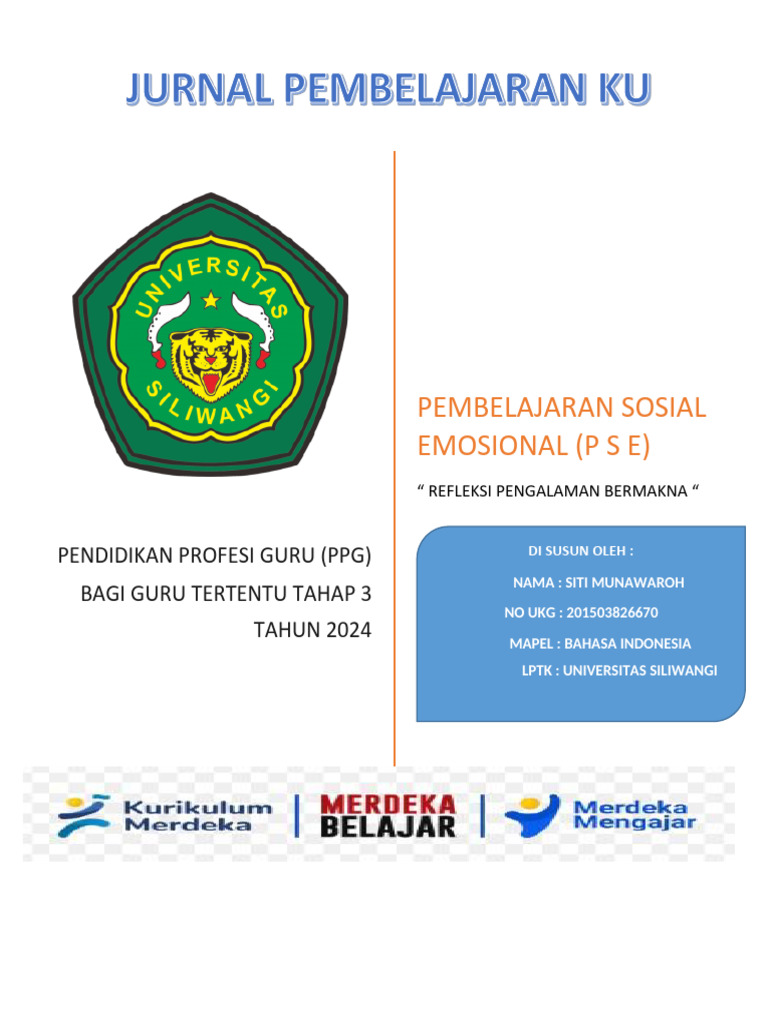 Jurnal Pse B.indo Siti Munawaroh | PDF