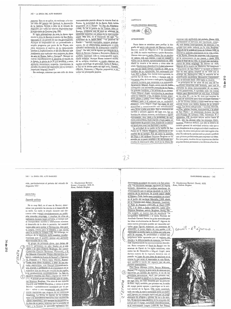 Wittkower - CAP 8 y 9, Bermini y Borromini | PDF