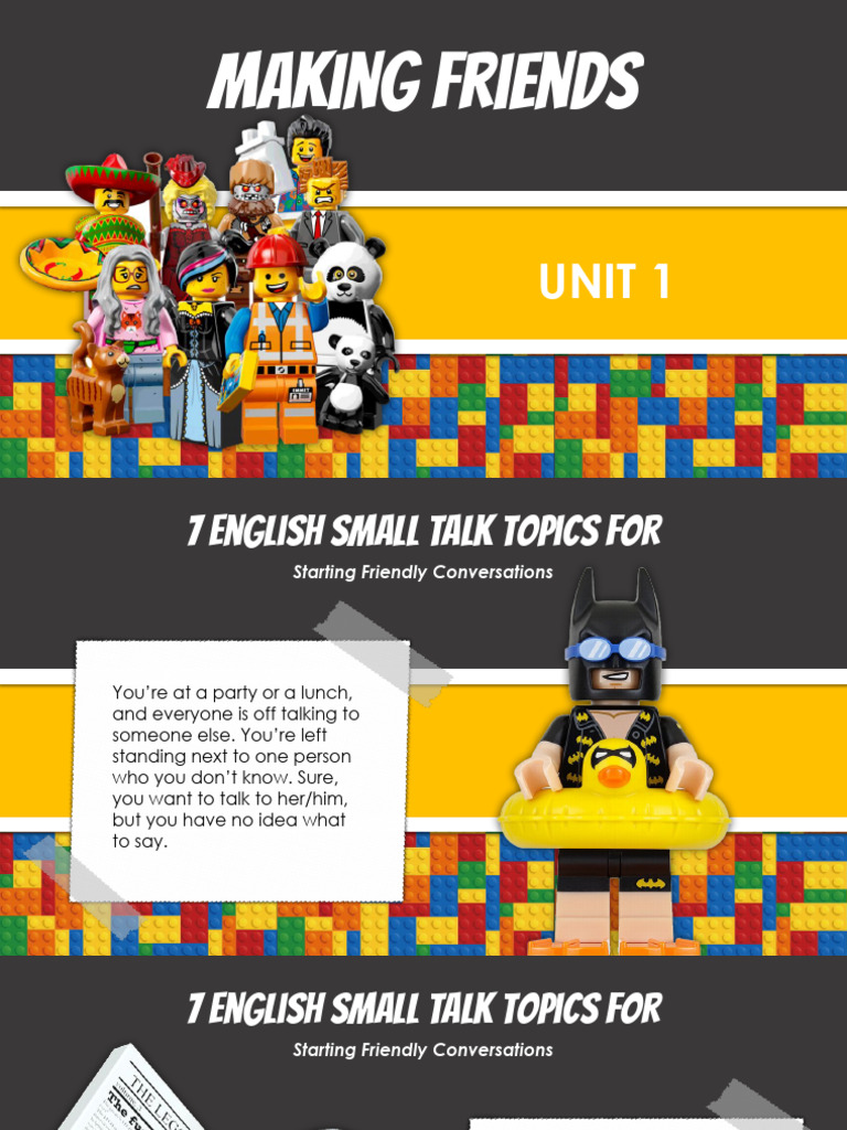 Unit 1. Making Friends | PDF