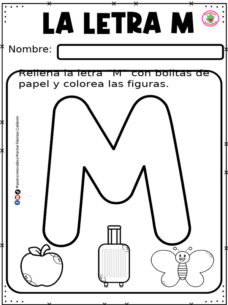 Cuaderno para Alfabetizar La Letra M Materialeseducativosnet 2022 | PDF ...