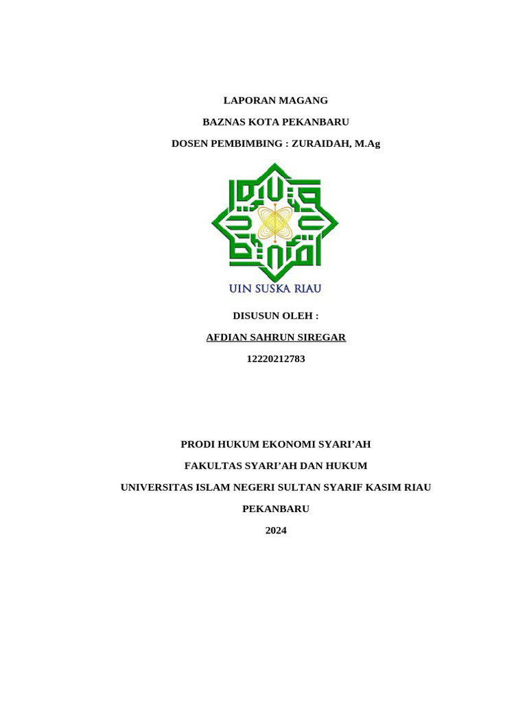 Laporan Afdian | PDF