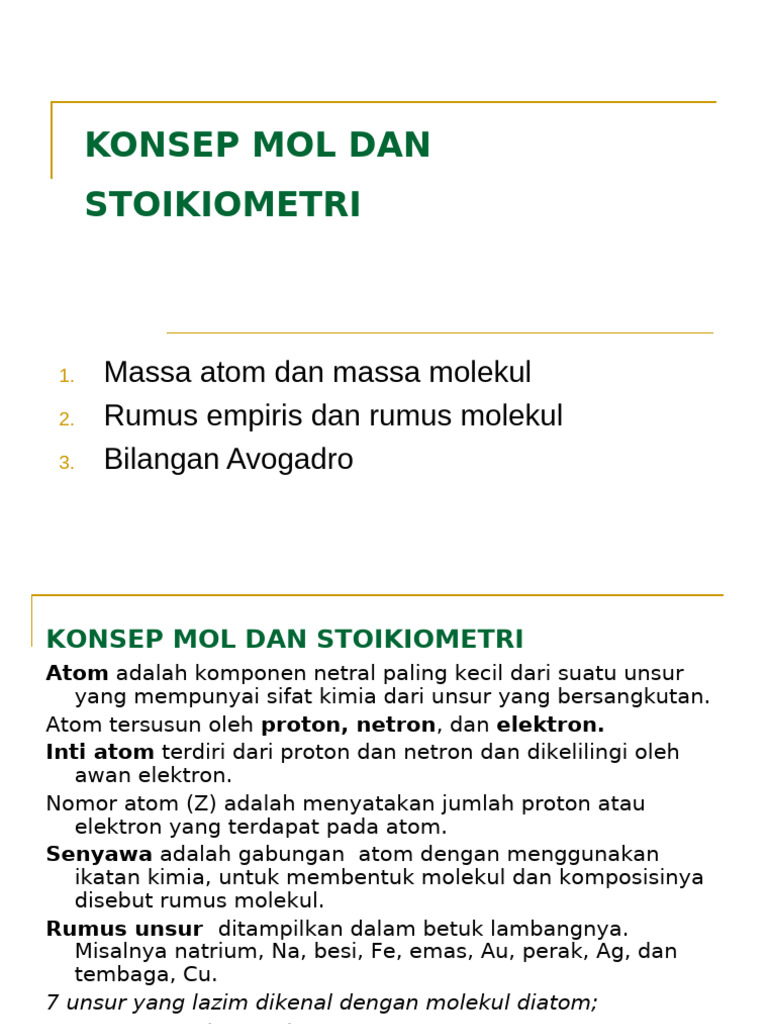 Konsep Mol | PDF