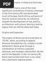 Rise and Fall of the Roman Empire | PDF | Roman Republic | Ancient Rome