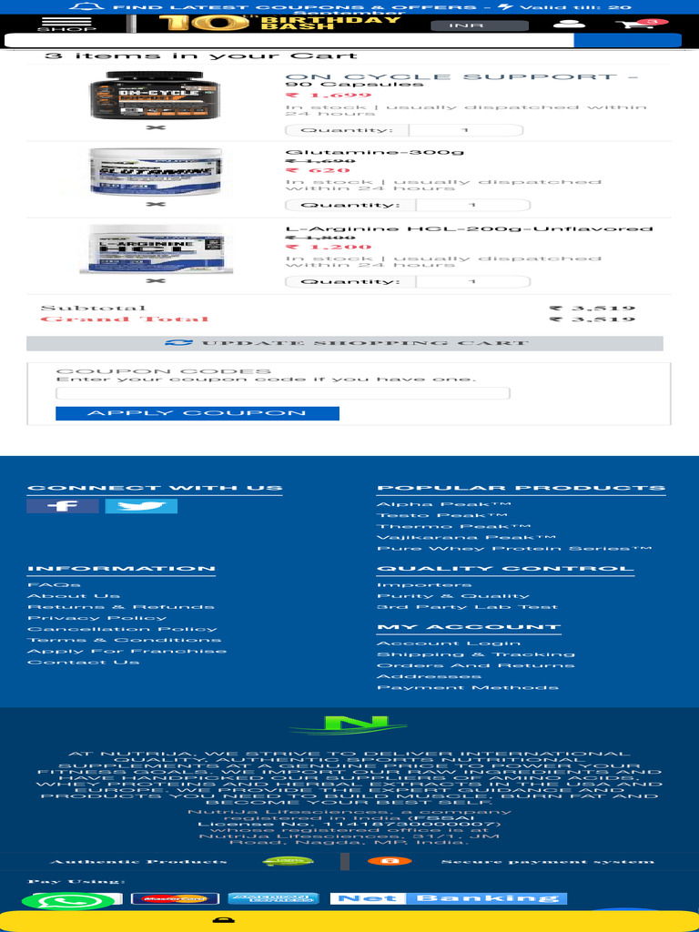 Shopping Cart | PDF