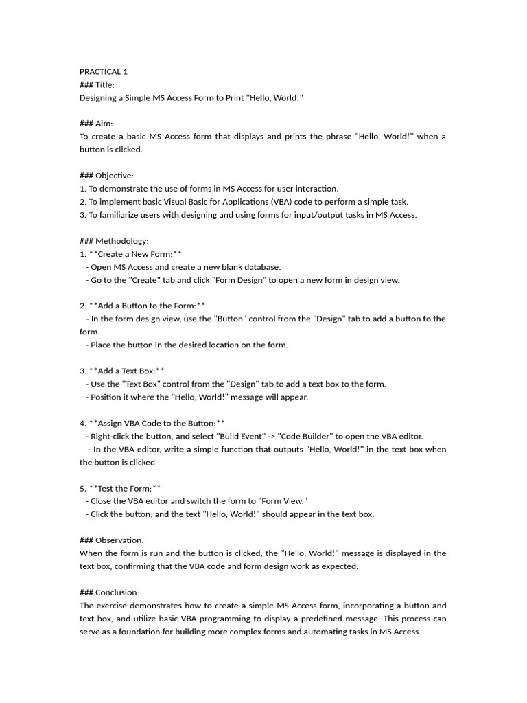 MR Awal Practical | PDF