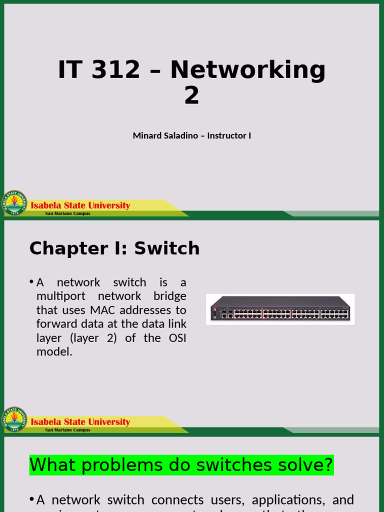 Chapter 1 Switch | PDF