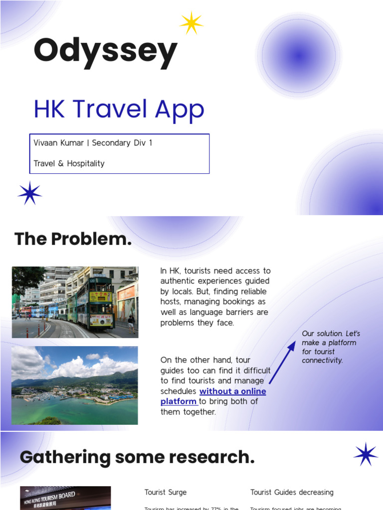 Odyssey Hong Kong Travel App Secondary Div 2 Vivaan Kumar | PDF