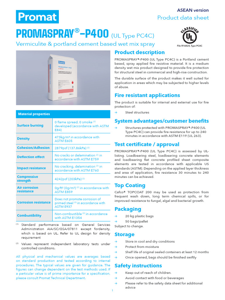 Promaspray p400 | PDF