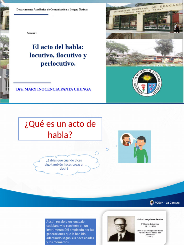 Clase 1 Lenguaje y Comunicación 2024 I Dra. Mary Panta Chunga | PDF