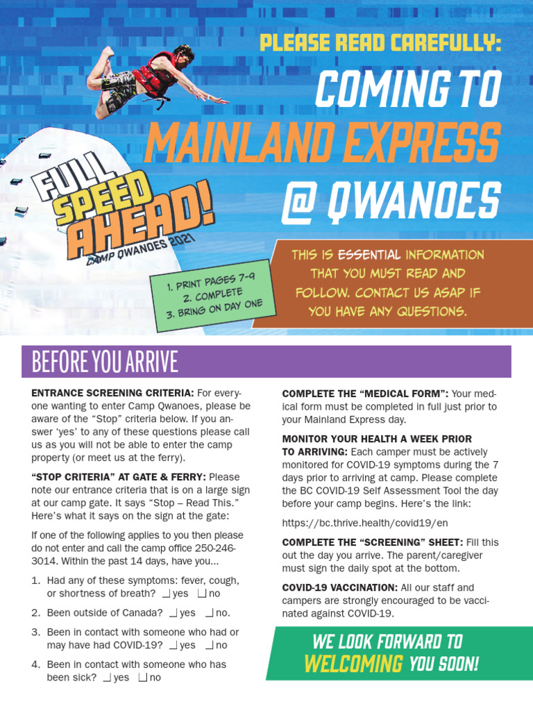CQ Mainland+Express Reg Package.2021 | PDF