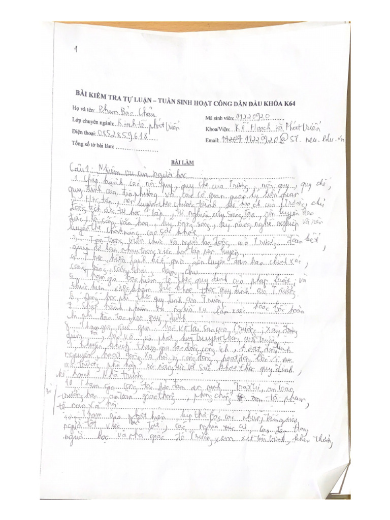 Khoi 4 - 11220920 - Pham Bao Chau | PDF