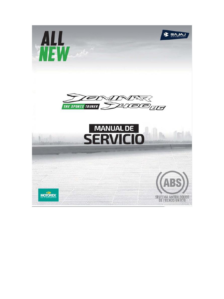 Manual Bajaj Dominar 400 | PDF