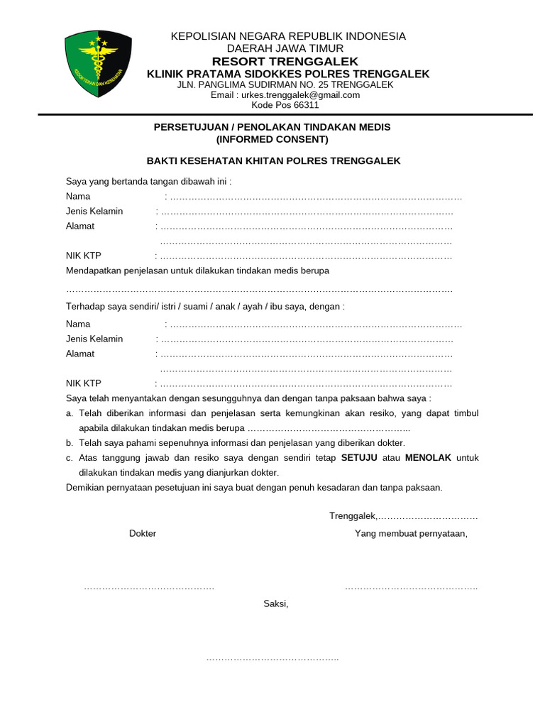 Informed Consent | PDF