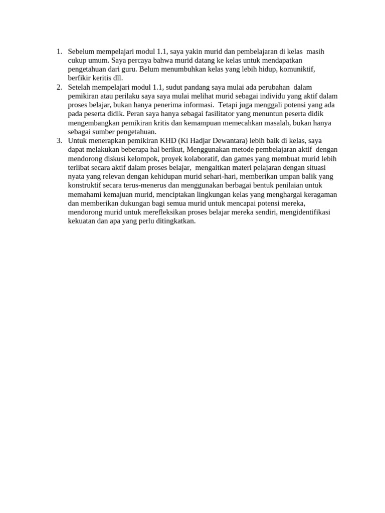 Koneksi Antar Materi BLM Fik | PDF