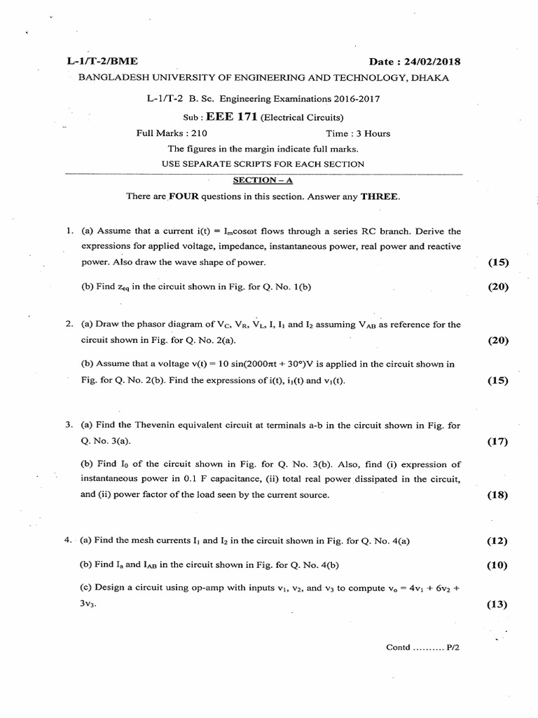 L-lIT-2/BME Date: 24/02/2018: Four Three | PDF