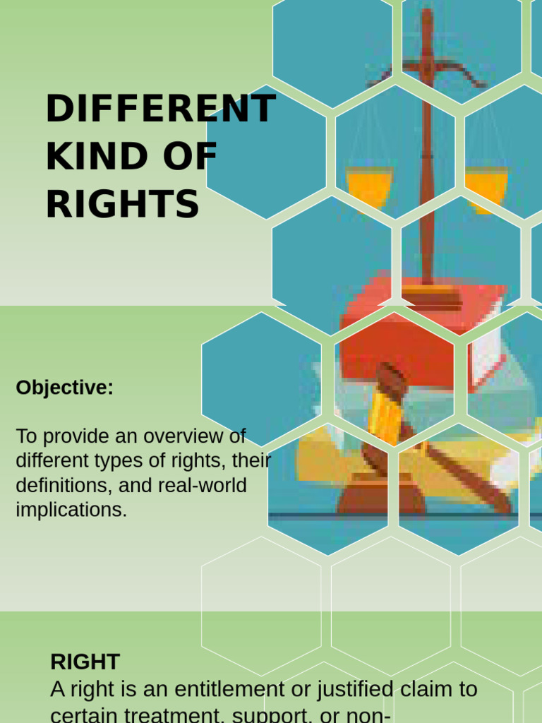 GROUP 3 Types of Rights | PDF