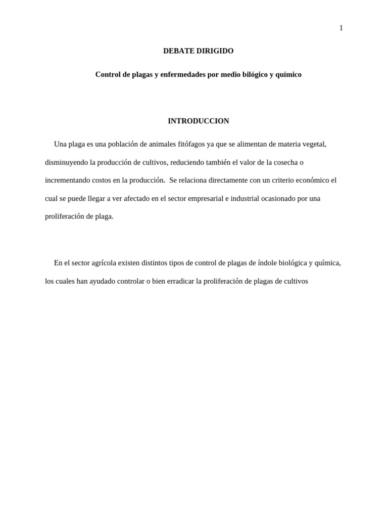 DEBATE DIRIGIDO | PDF